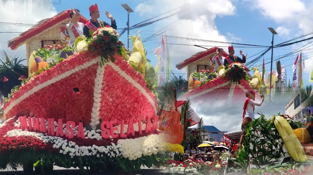 Kreasi Unik Kabupaten Minahasa Selatan di TIFF 2025: Kapal Bunga Bawa ...